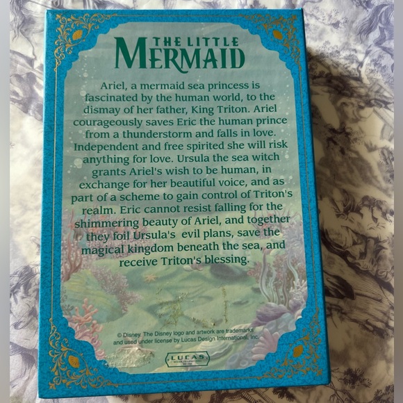 Disney | Jewelry | Rare Htf Disney Couture Ariel Book Charm Bracelet ...
